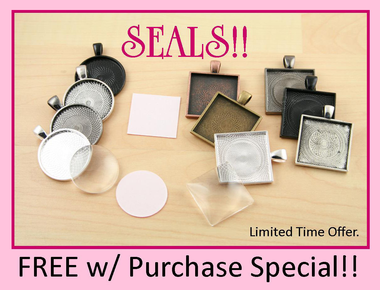 10 FREE Seals-key Ring Kit jewelry Craft Kit-diy 10 Optional - Etsy