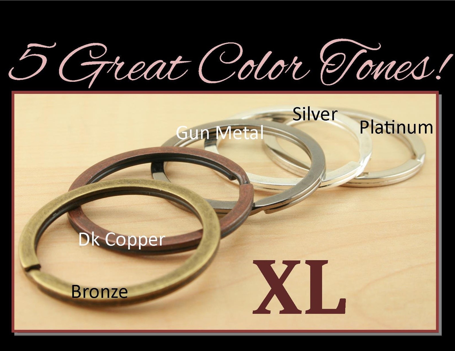 10 Extra Large Split Rings for Key Ring and Key Chains - Etsy