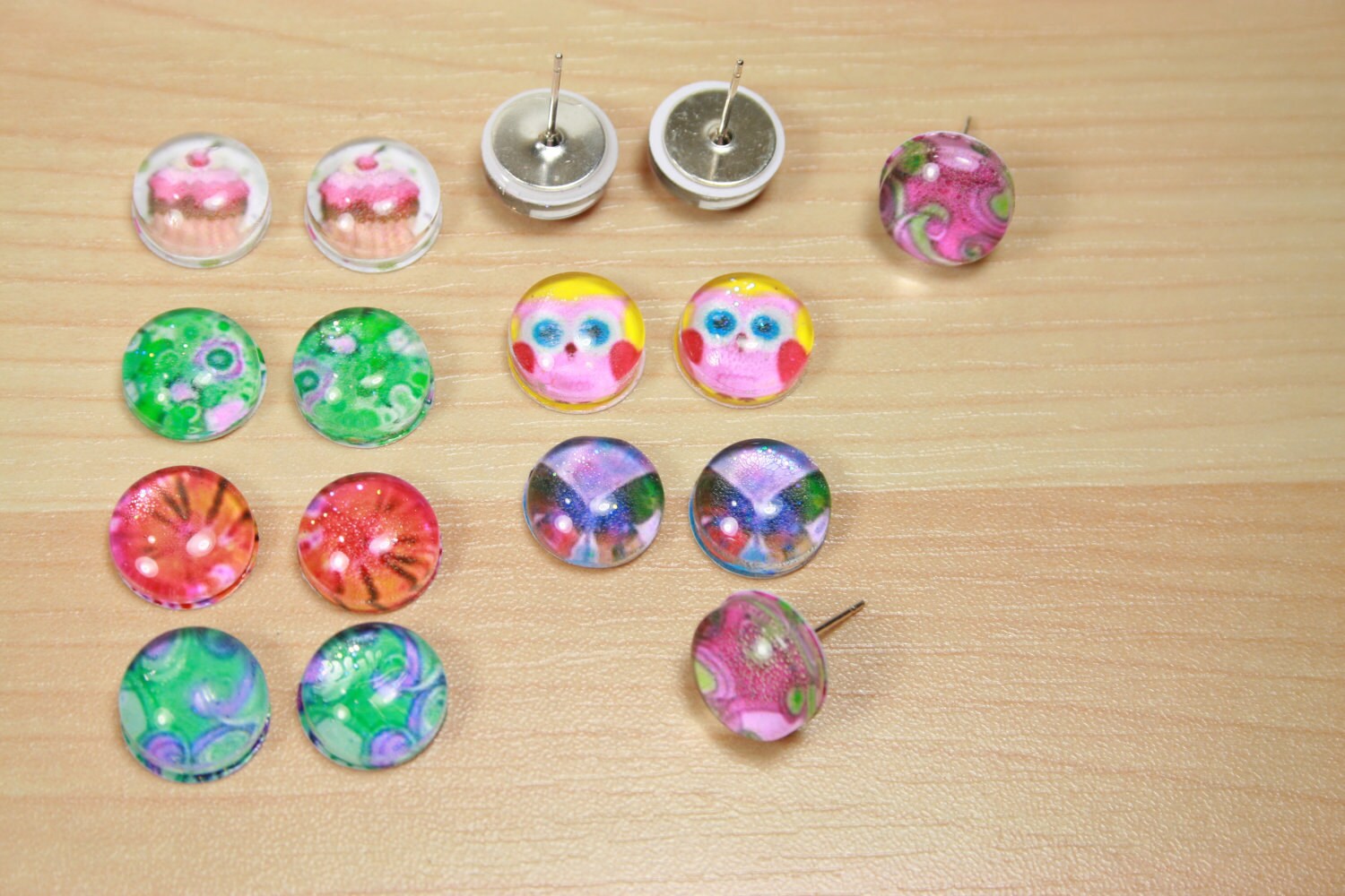 Earring Making Kit Makes 12 Pair-includes Earring Posts and - Etsy