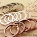 20 Extra Large Split Rings for Key Ring and Key Chains Round, Heavy ...