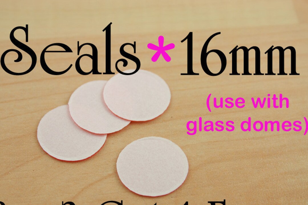 SALE 100 Two Sided Clear Archival Tape Stickers. 16mm Round. Use With ...