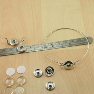 10 PETITE Size. 12mm Deep Well Snap Top - One Piece 12mm Bezel Trays ...