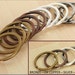 10 - Extra Large Split Rings for Key Ring and Key Chains - Round, Heavy ...