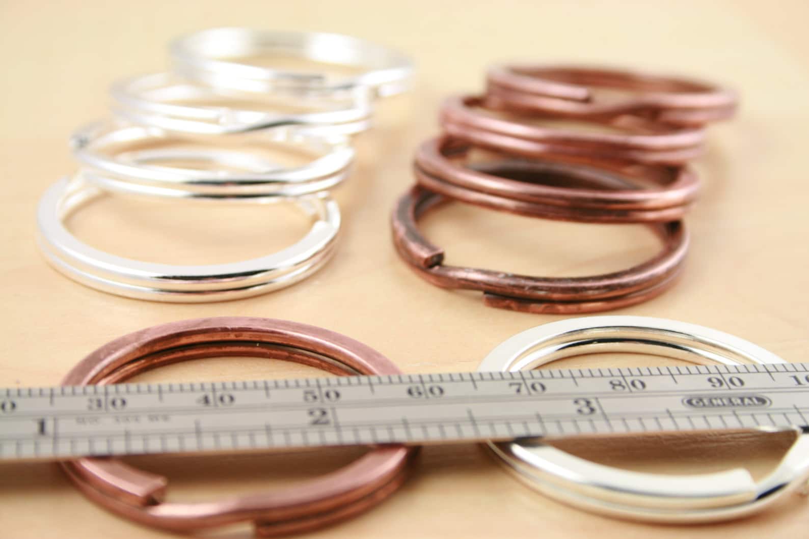 Sampler Extra Large Split Rings for Key Ring and Key Chains | Etsy