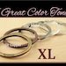 10 - Extra Large Split Rings for Key Ring and Key Chains - Round, Heavy ...