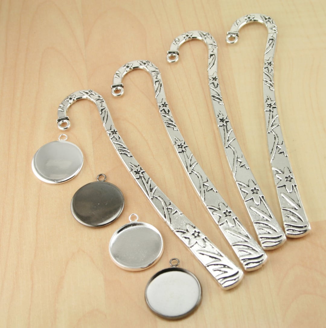 Metal Alloy Bookmarks. Antique Silver,tibetan Scroll Detail, Pick Your ...