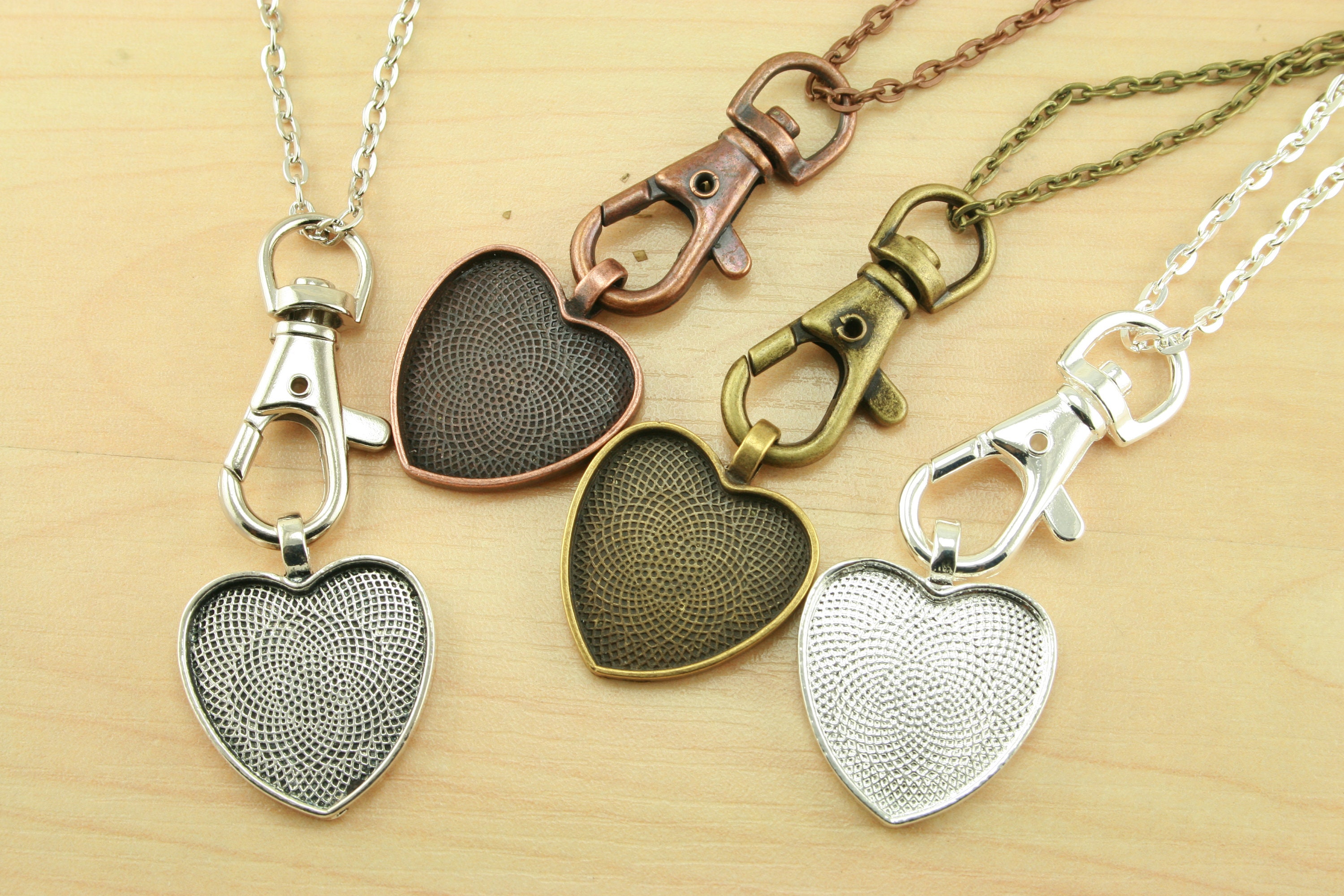 10 Swivel Clip Trendy Necklace DIY Sets Choose 24 Inch - Etsy