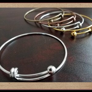 Wrap KNOB STYLE, Elegant Ball End Bangles-silver, Gold, Copper ...