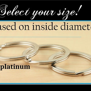 100 -sturdy Split Rings for Key Ring, Zipper Pulls, Dog Tags and Key ...