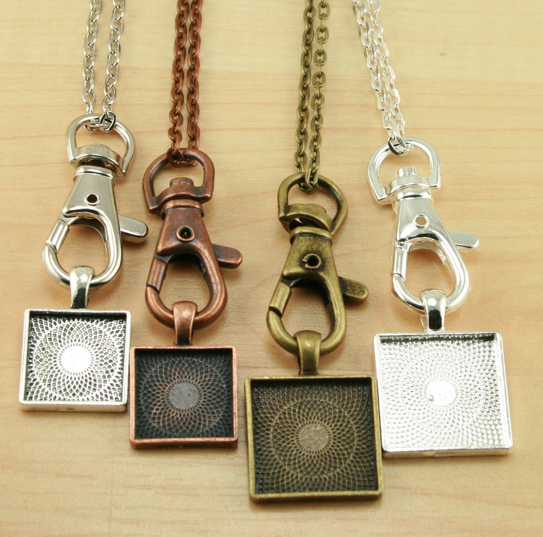 10 - Swivel Clip Trendy Necklace DIY Sets - Choose 24 Inch Necklace ...