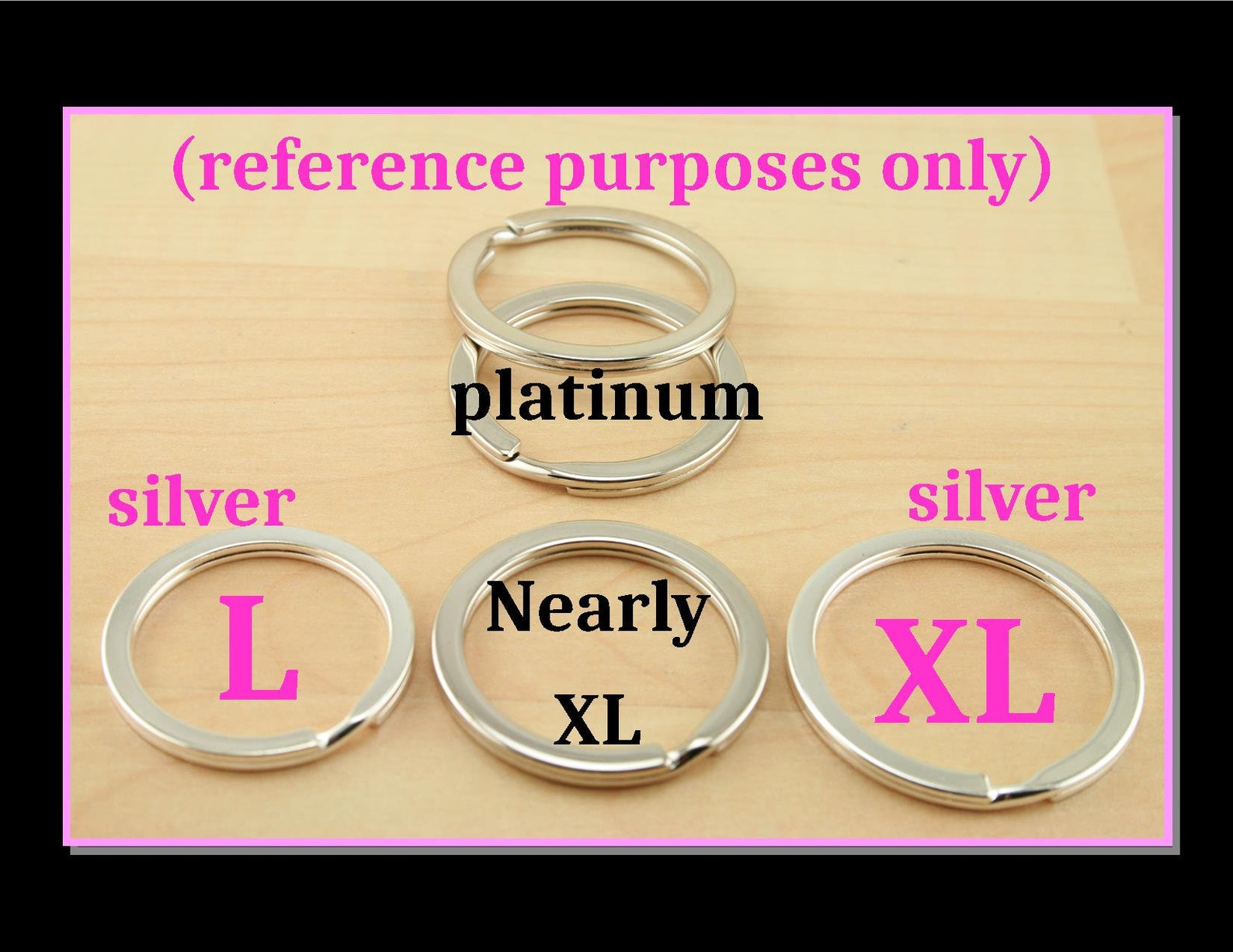 SALE 50 Nearly Xlarge Split Rings for Key Ring Zipper - Etsy