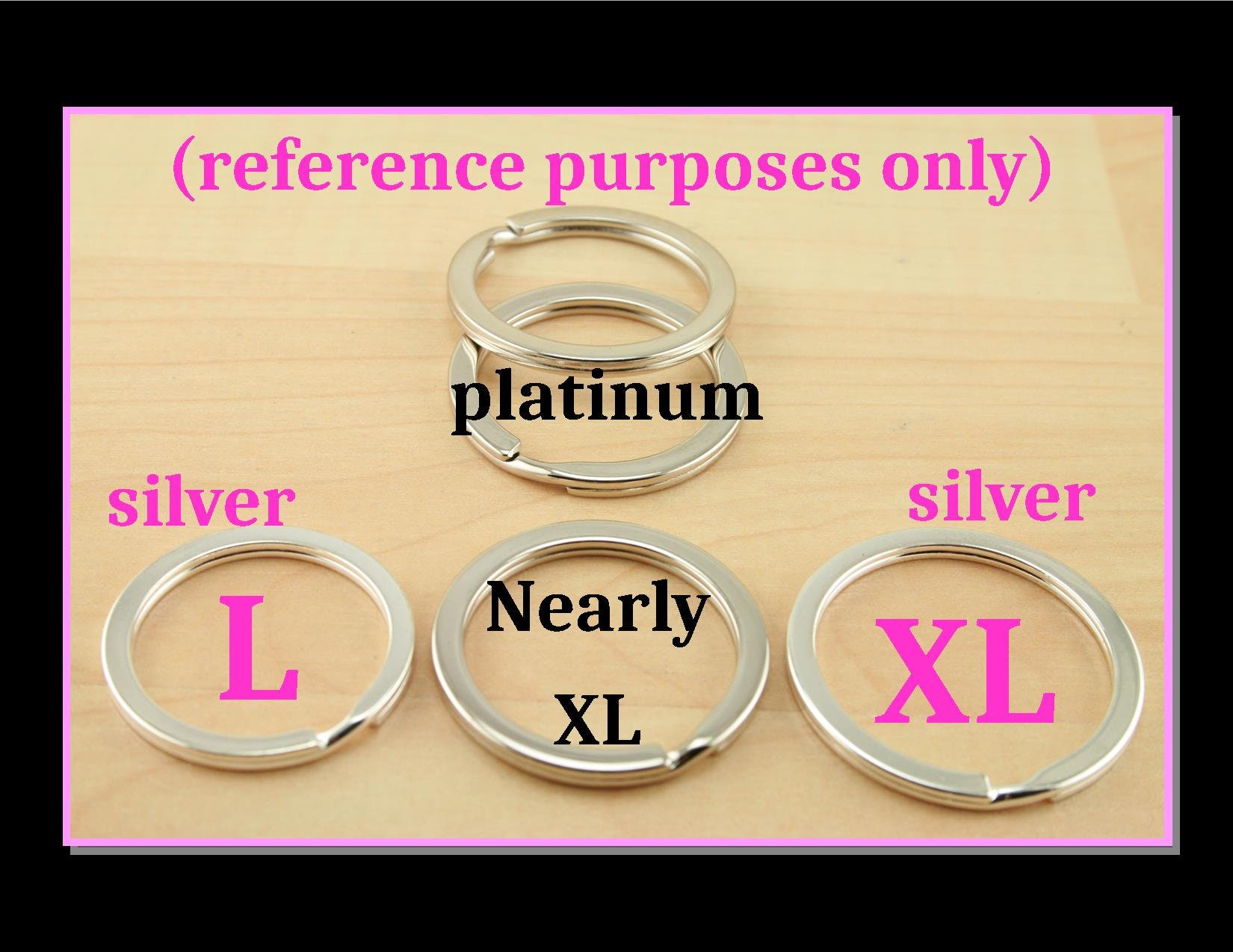 100 -sturdy Split Rings for Key Ring, Zipper Pulls, Dog Tags and Key ...