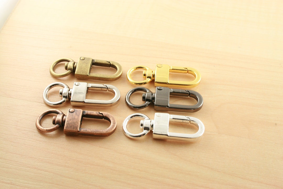 1 Sampler- Modern Contemporary "u" Key Ring Clip, Swivel, Swivel Charm ...
