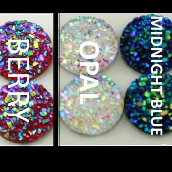 Round Druzy Ring - Etsy