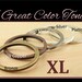 350 Extra Large Split Rings for Key Ring and Key Chains Round, Heavy ...
