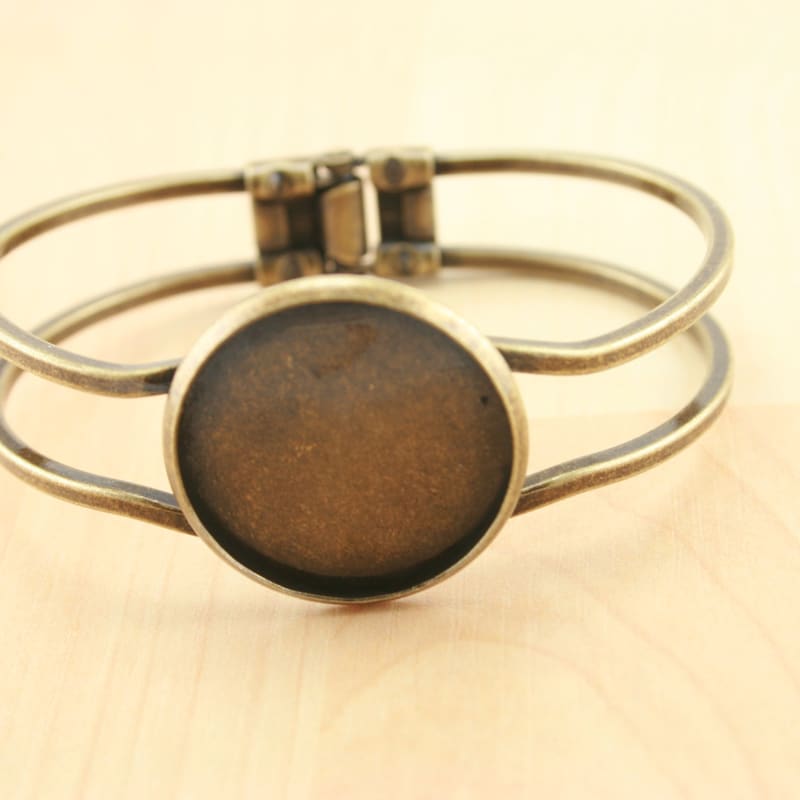 Bronze Hinge Bangle - Etsy