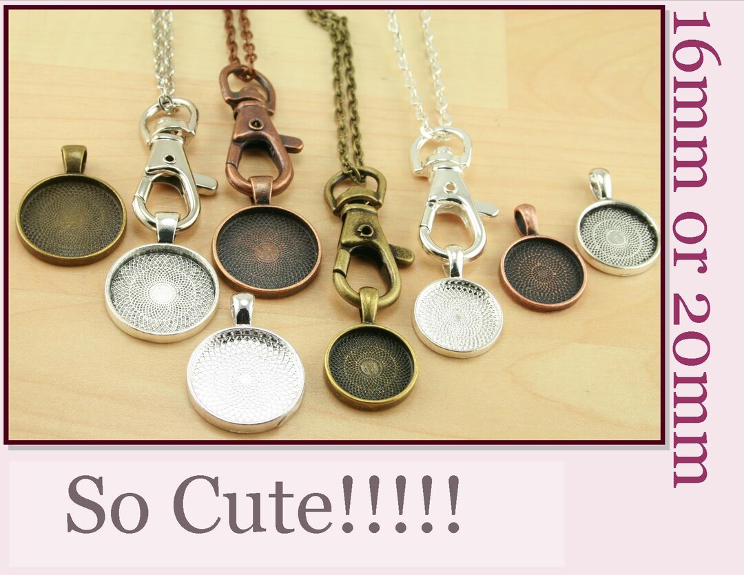 10 - Swivel Clip Trendy Necklace DIY Sets - Choose 24 Inch Necklace ...