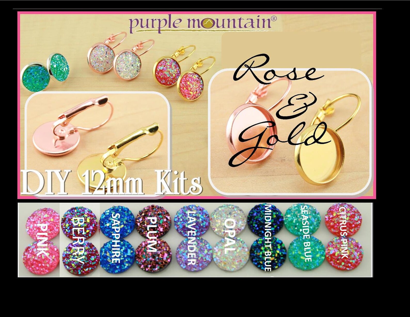 12 Ct. New Gold Bronze Antique Copper Gun Metal Shiny | Etsy