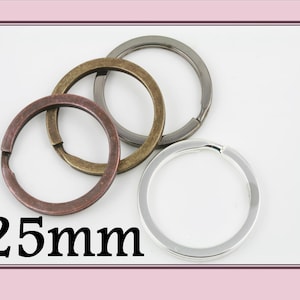 SALE 100 - Large Split Rings for Key Ring, Zipper Pulls, Tags and Key ...
