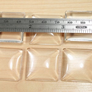 Square 1 Inch Glass - 1 Inch Square Craft Glass Tiles - Square Glass ...