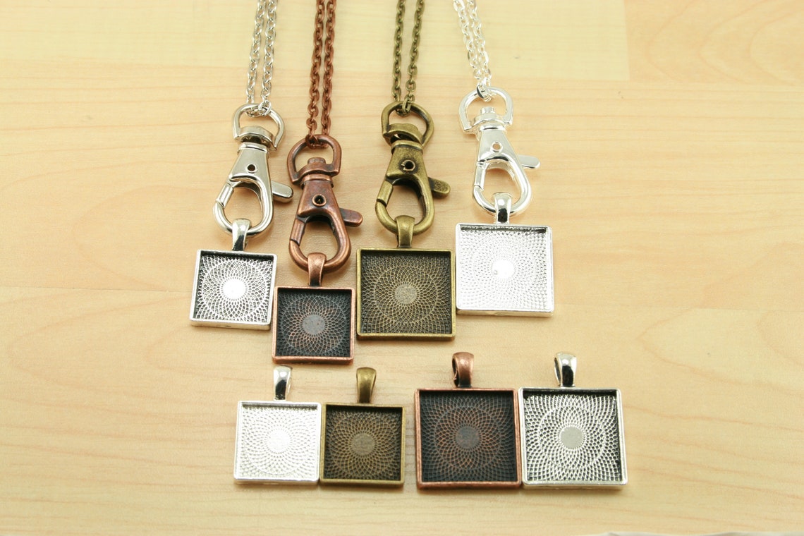10 - Swivel Clip Trendy Necklace DIY Sets - Choose 24 Inch Necklace ...