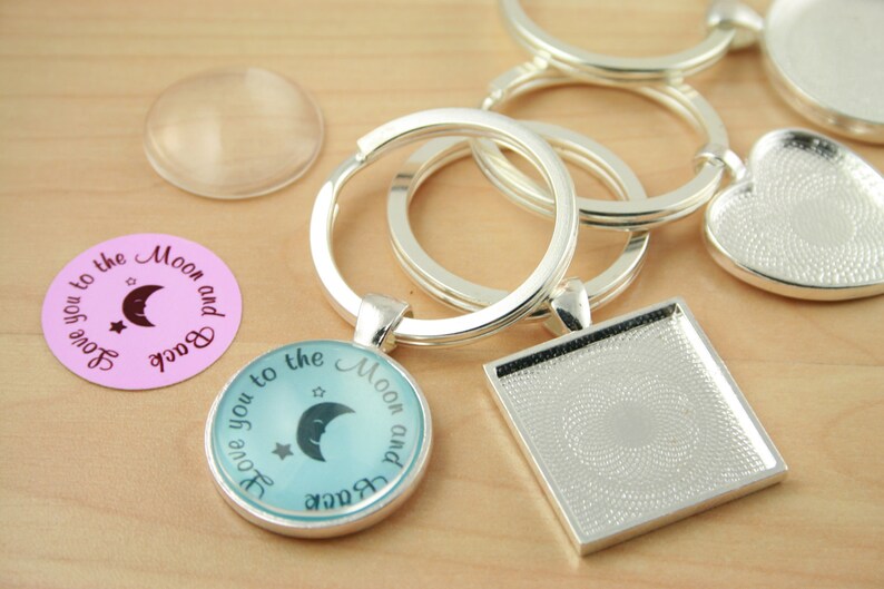 10 - Extra Large Split Rings for Key Ring and Key Chains - Round, Heavy ...