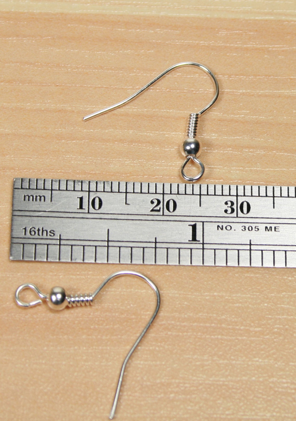 100 Pcs Classic Silver Earring Wires, DIY, Nickel Free, Lead Safe ...