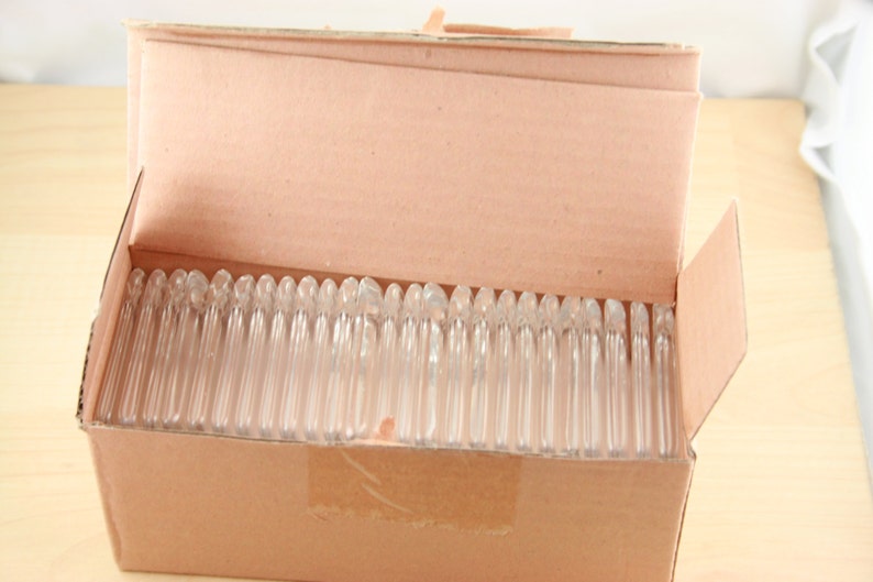 50 Wholesale GLASS 1x2 Rectangle Glass. Slightly Domed on Top. Flat ...