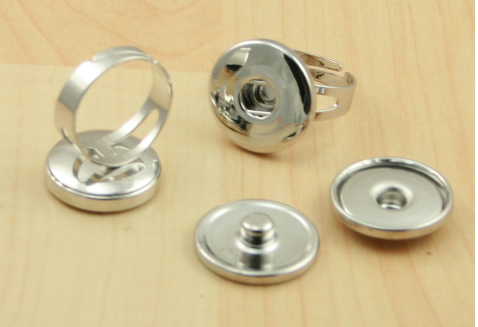 40% off adjustable Ring Base DIY SNAP Bezel Base. Works With - Etsy