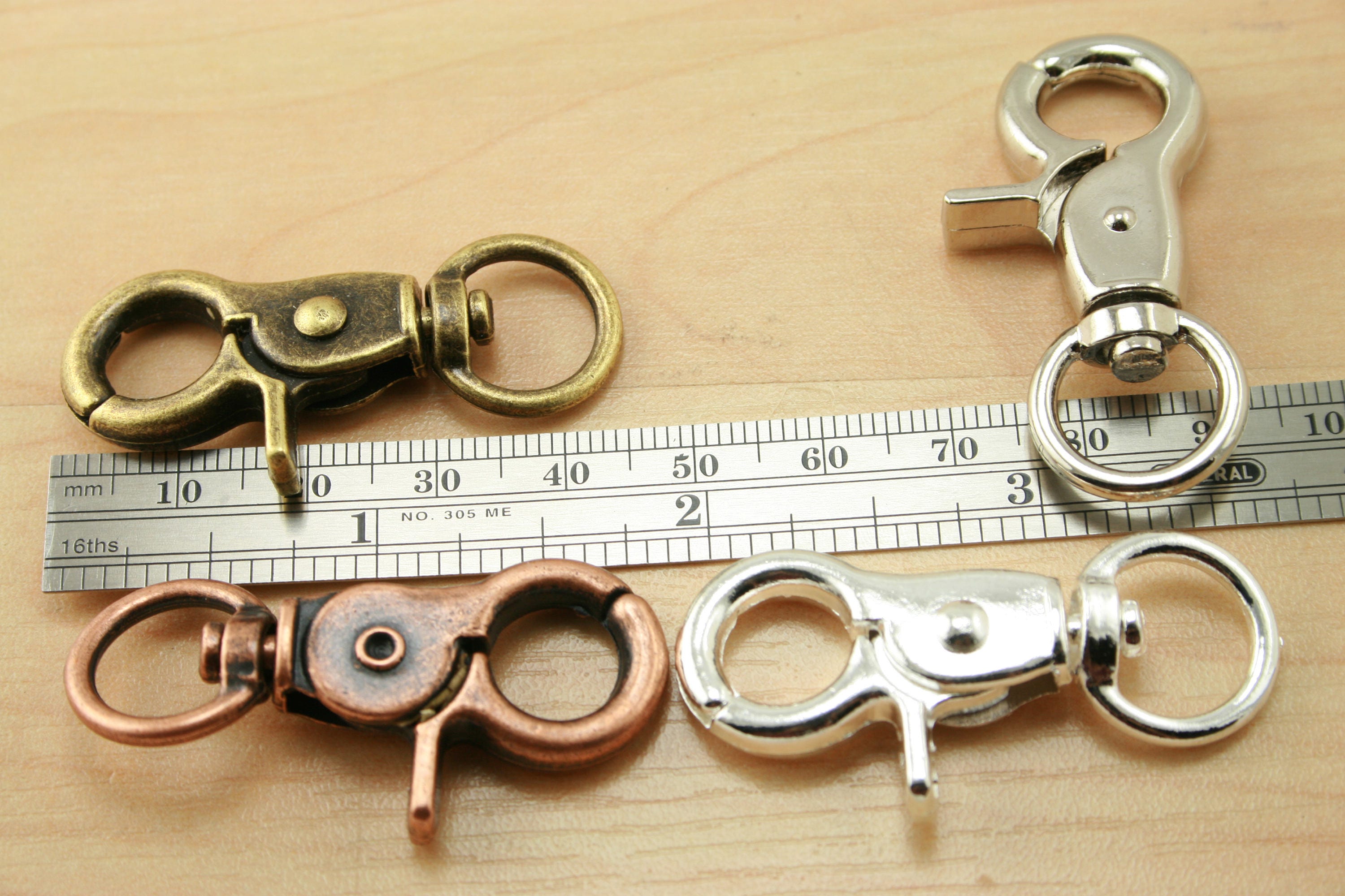 Bulk 200 The Masculine Key Ring Clips 4 Color - Etsy.de