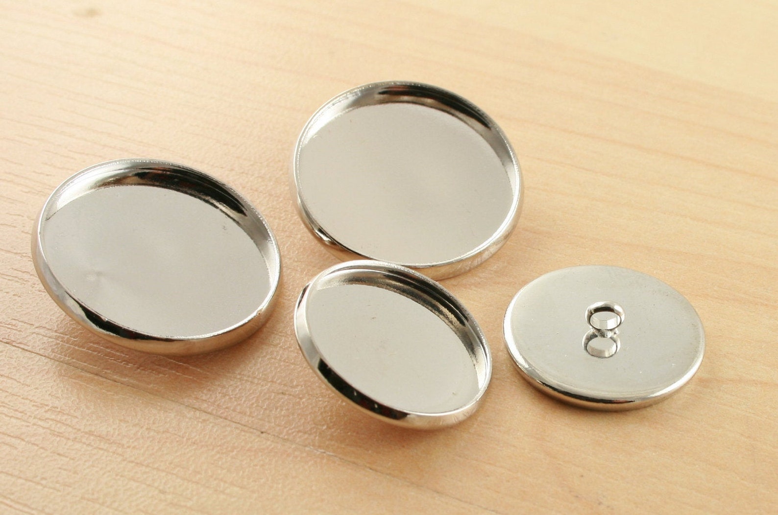 20mm SEW on BUTTON Bezel Blanks 10 SEALS 10 or 20 Glass - Etsy