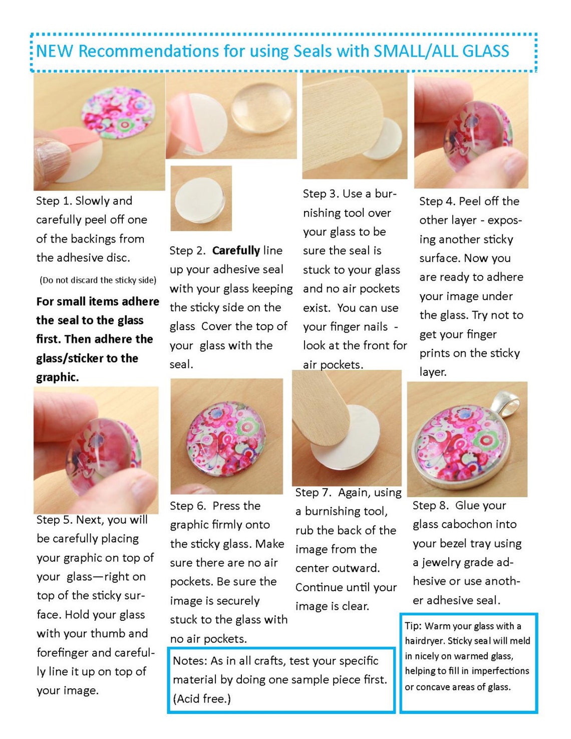 10 FREE Seals-key Ring Kit jewelry Craft Kit-diy 10 Optional - Etsy