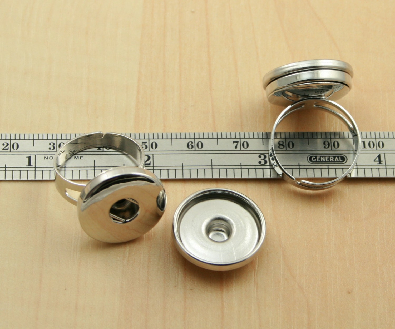 40% off adjustable Ring Base DIY SNAP Bezel Base. Works With - Etsy