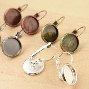 12 Ct. New Gold, Bronze, Antique Copper, Gun Metal, Shiny Silver. 12mm ...