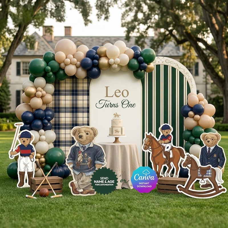 Teddy Bear Theme Backdrop - Etsy UK