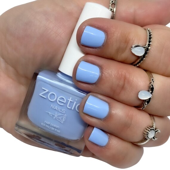 Bright Light Blue Nail Polish