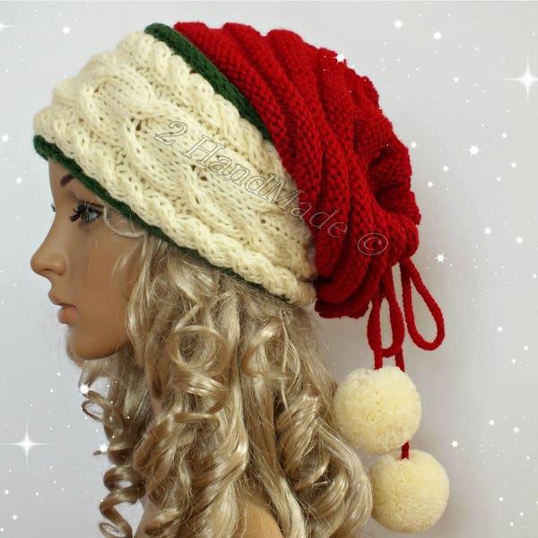 Santa Hat Pom Pom - Etsy