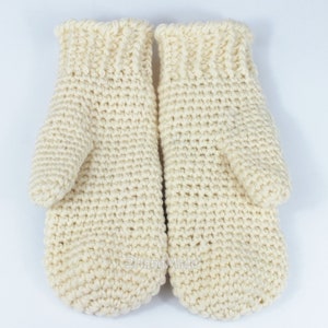 Funny Chunky Crochet Lamb Sheep Mittens Animal Puppet Unisex Boy Girl ...