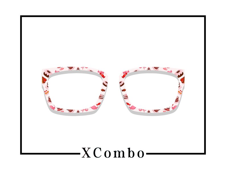 Custom Glasses Charm / 3D Printed Glasses Frame Accessories | Xcombo ...