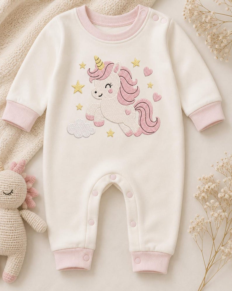 Magical Unicorn Applique Embroidery Design | Machine Embroidery File ...