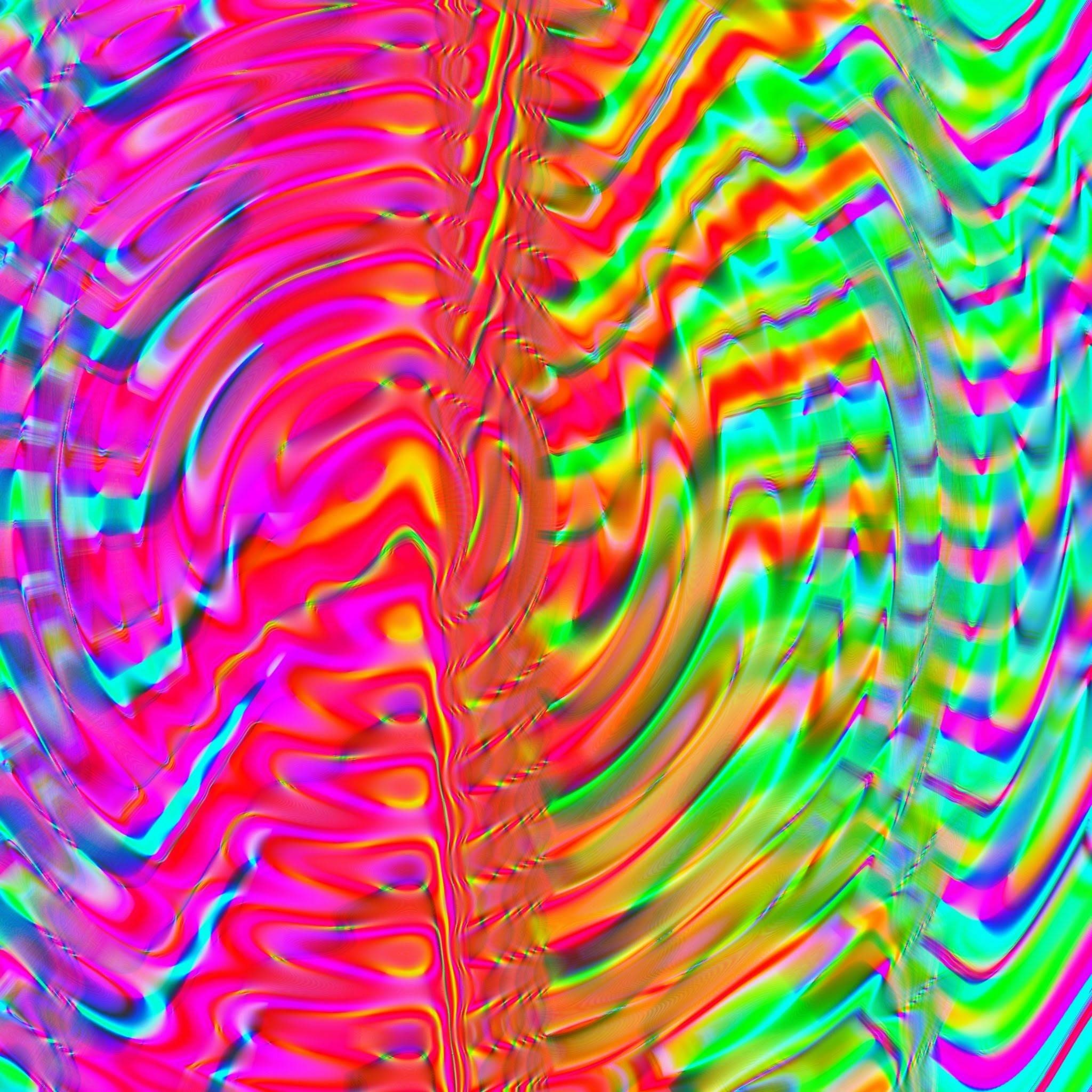 Impresión Rainbow Ripples 10x10 - Etsy España