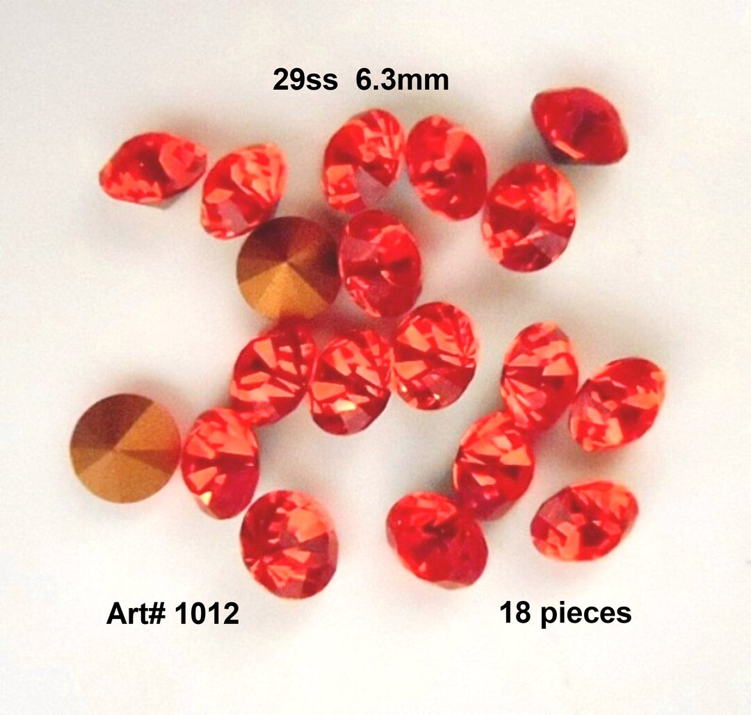 Vintage Hyacinth 29ss Crystals Art 1012 18 Pieces Loose - Etsy