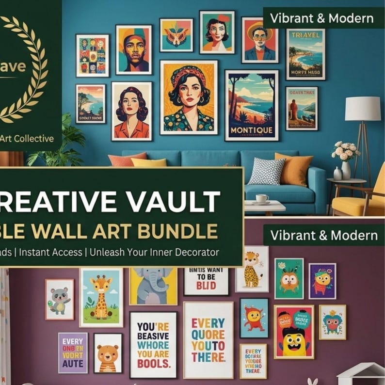 100000+ Mega Printable Wall Art Bundle, Ultimate Wall Art Library ...
