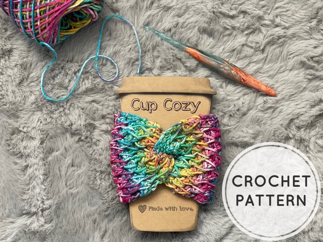 Crochet PATTERN "off Grid Reversible Cup Cozy" - Etsy