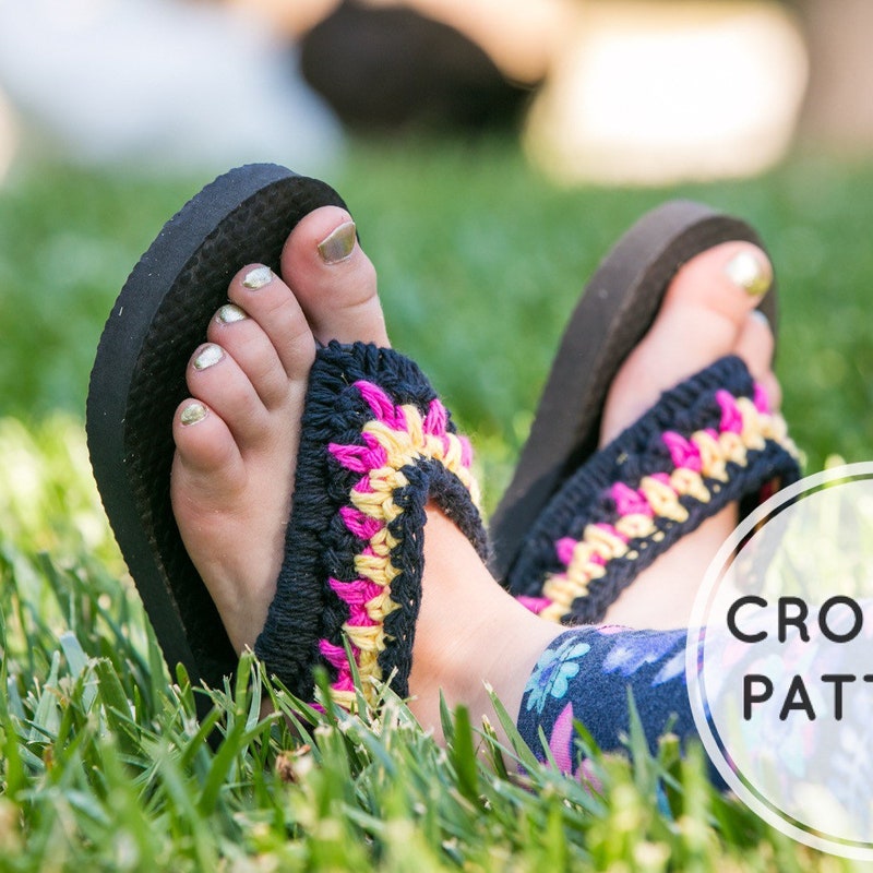 Macrame Flip Flops - Etsy