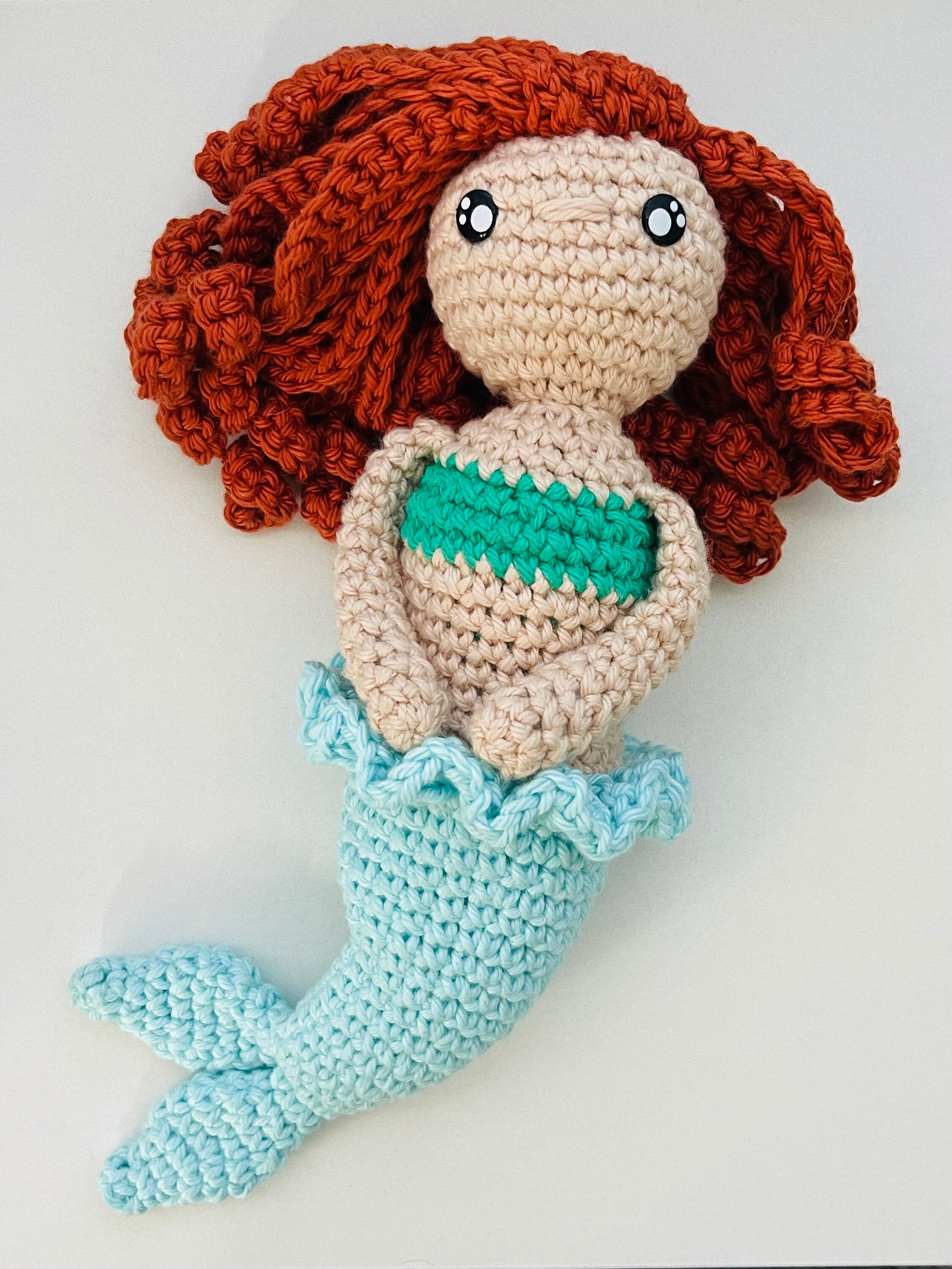 Crochet PATTERN "marie the Mermaid" Amigurumi Doll - Etsy