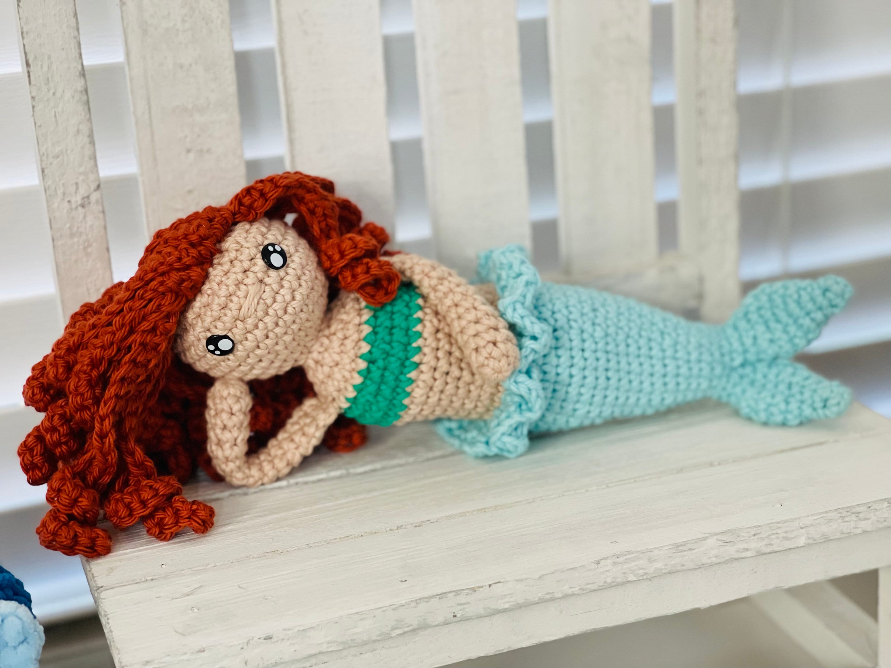 Crochet PATTERN marie the Mermaid Amigurumi Doll - Etsy