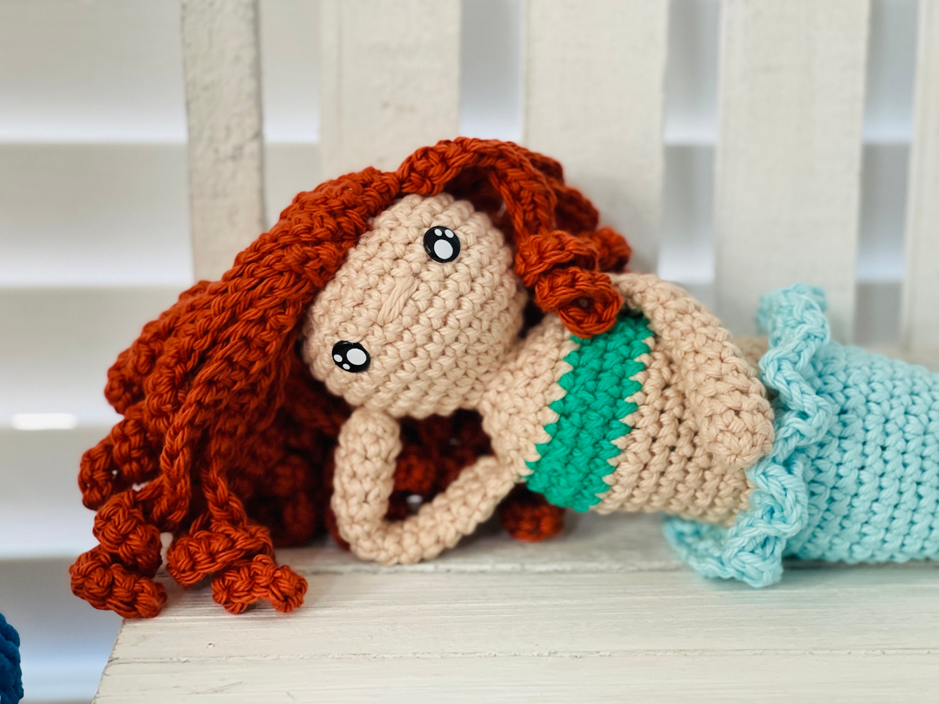 Crochet PATTERN marie the Mermaid Amigurumi Doll - Etsy