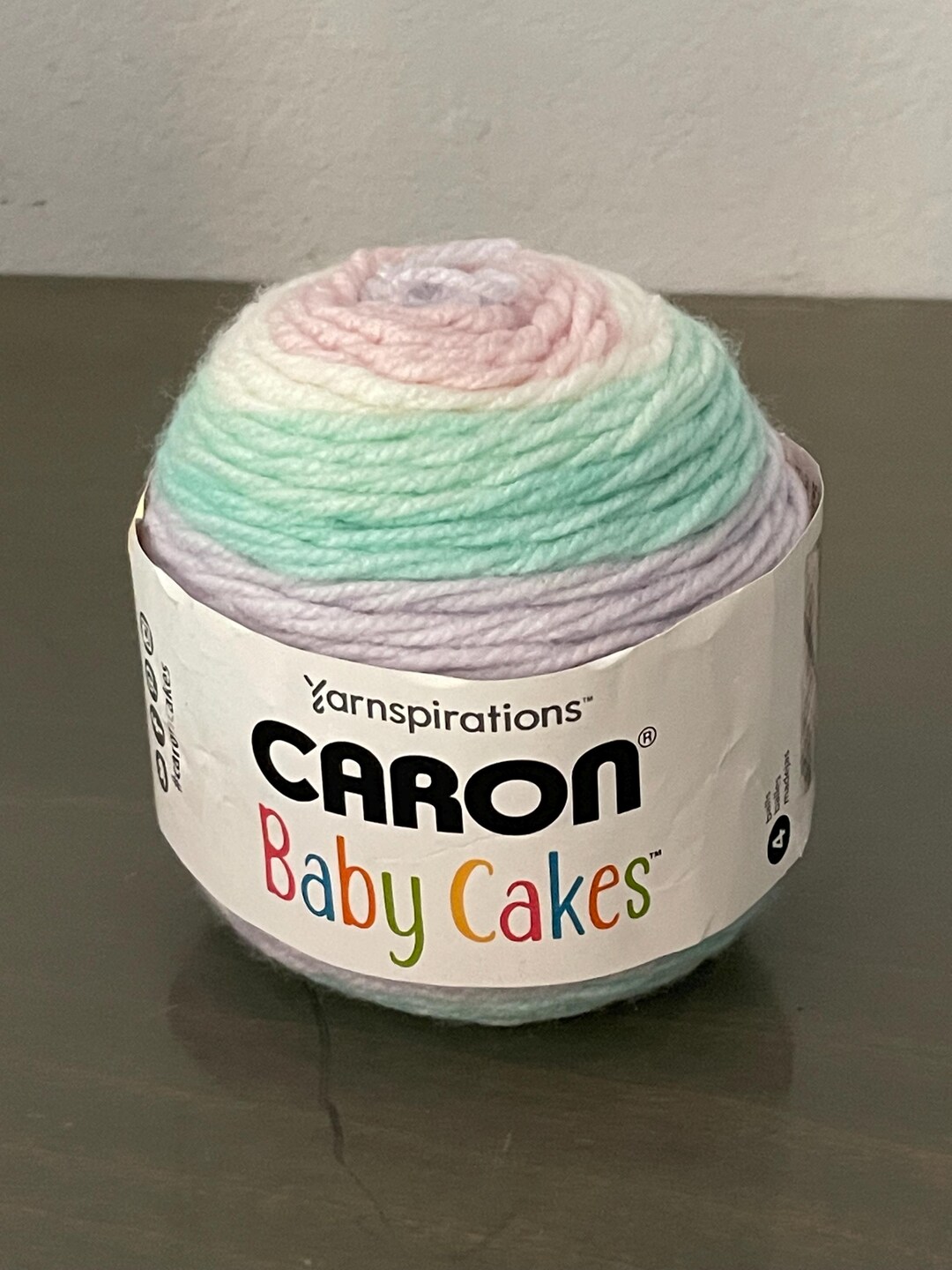 Yarnspirations Caron Baby Cakes in Spring Pansy 4 Ply Worsted Yarn ...
