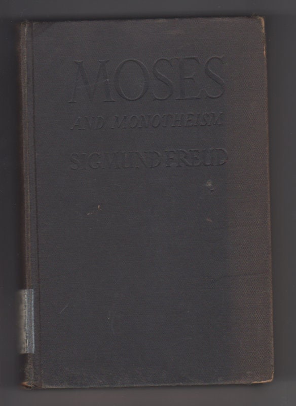 Antique Book Sigmund Freud Moses and Monotheism 1949 - Etsy